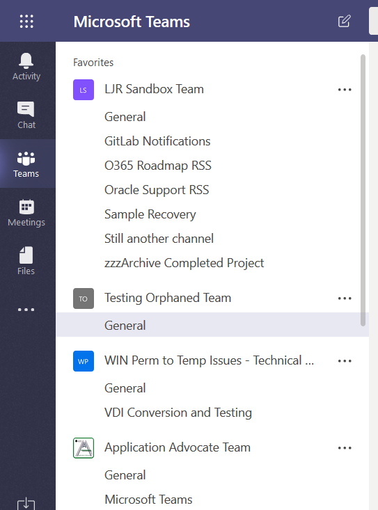 Did you know … you can organize your Microsoft Teams list? – Lisa's ...