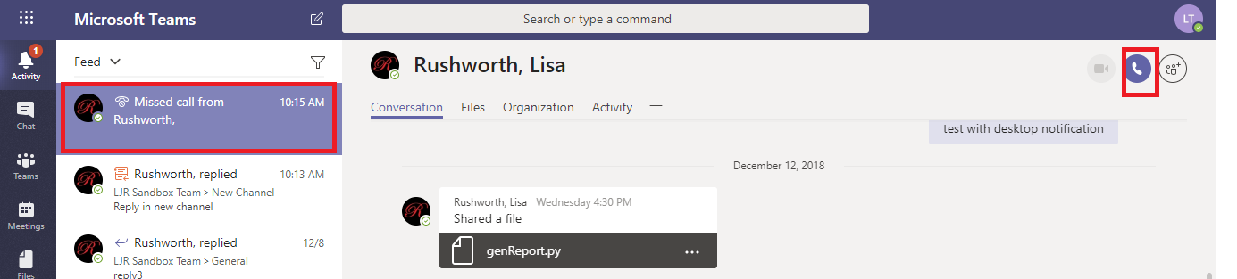 Do you know … Teams Activity View? – Lisa's Home Page