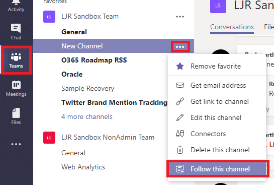 Do you know … Teams Activity View? – Lisa's Home Page