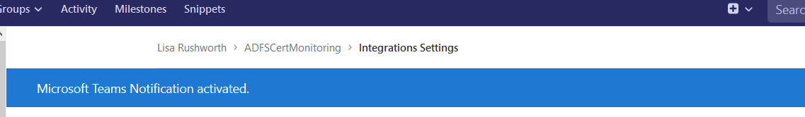 Did you know … you can push GitLab notifications to Microsoft Teams ...