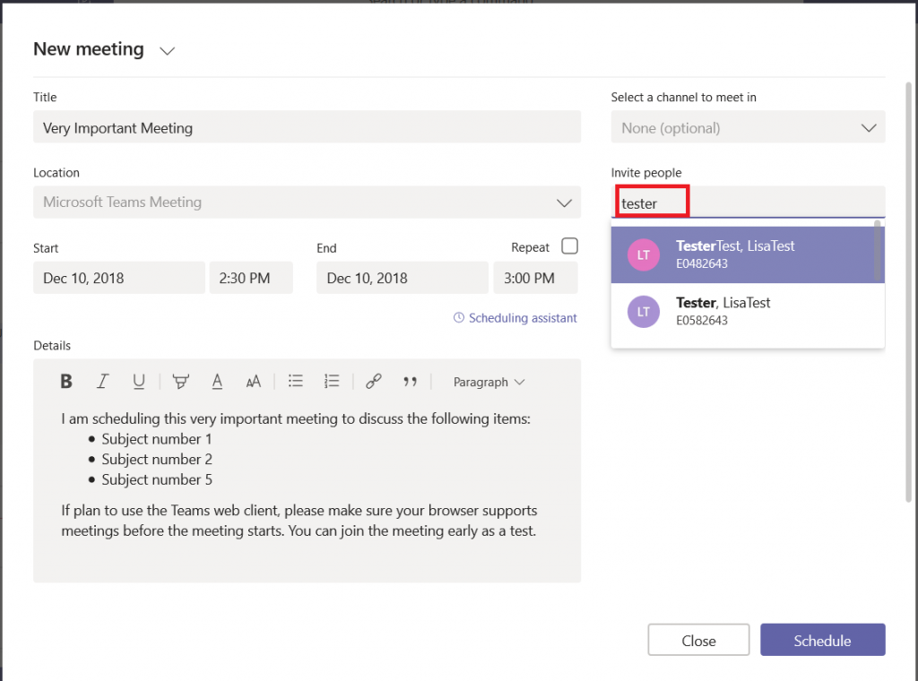 Did you know … you can schedule meetings through Microsoft Teams ...