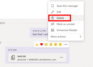 Did you know … you can delete files shared in Teams chats? – Lisa's ...