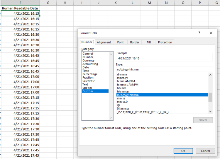 Excel Converting Unix Timestamp To Human Readable Date time Lisa s